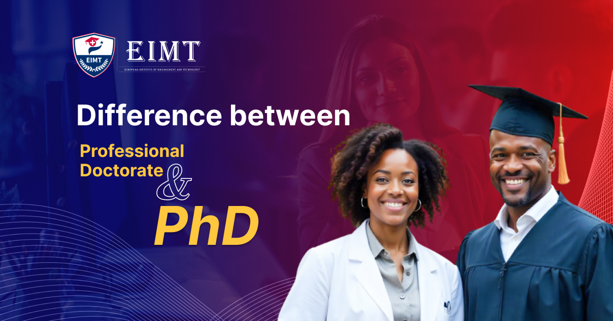 Difference between Professional Doctorate and PhD